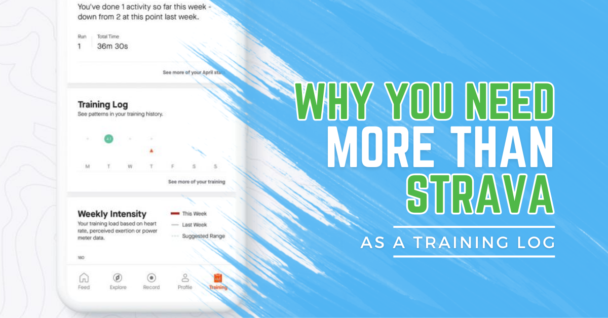 Why you need a hand-written log and not just Strava