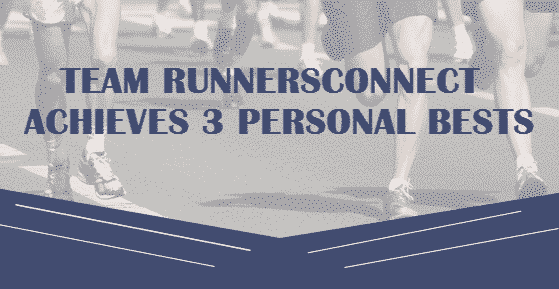 Team RunnersConnect racing strong across the world with 3 Personal ...