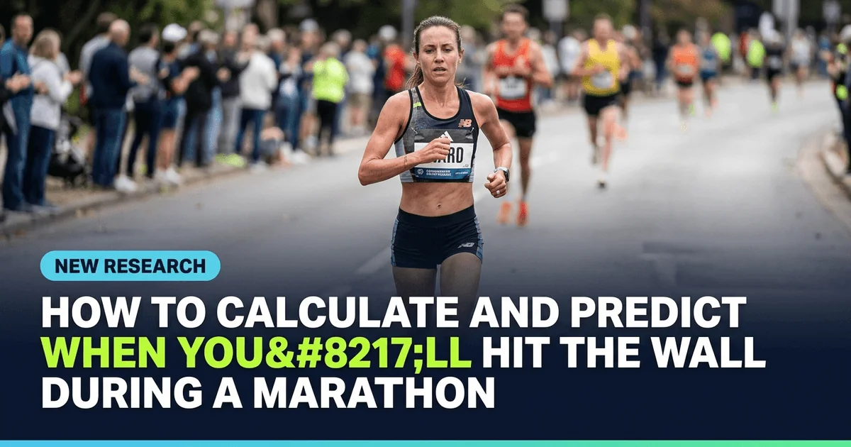 How to Calculate and Predict When You’ll Hit the Wall During a Marathon ...